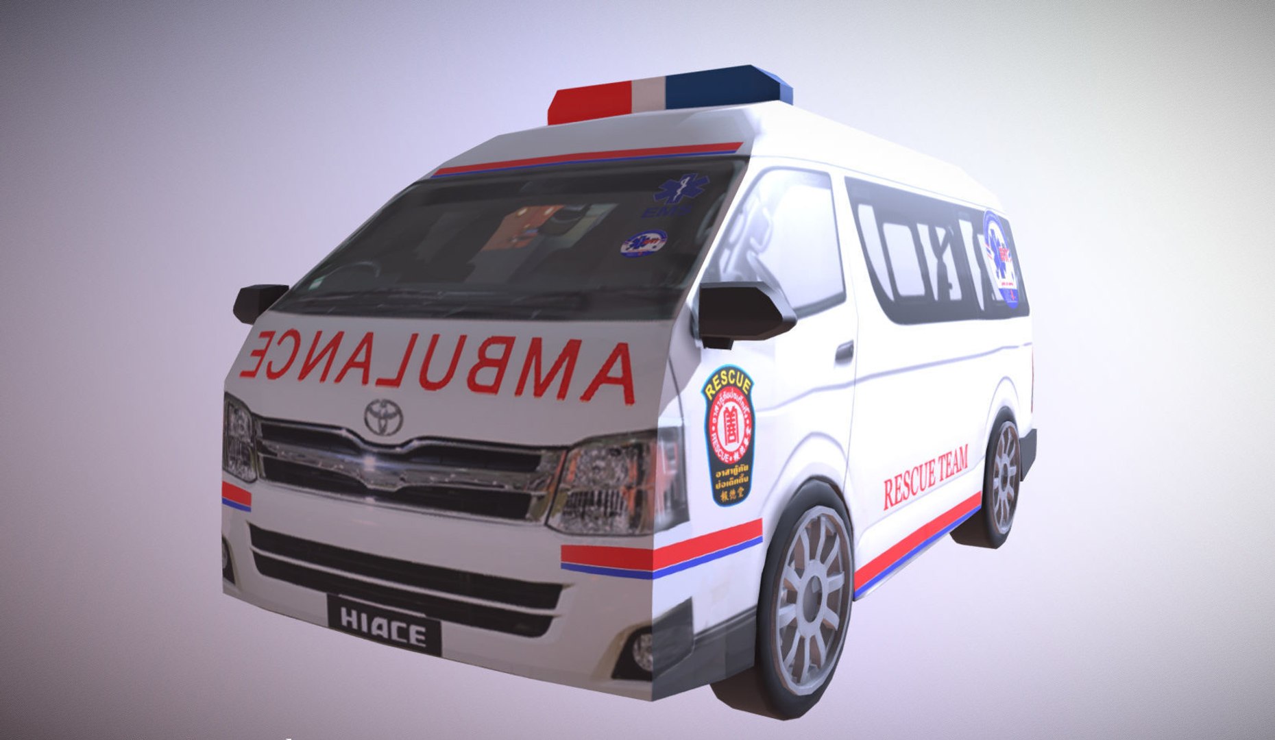 Rescue Van 3D Model - TurboSquid 1340484
