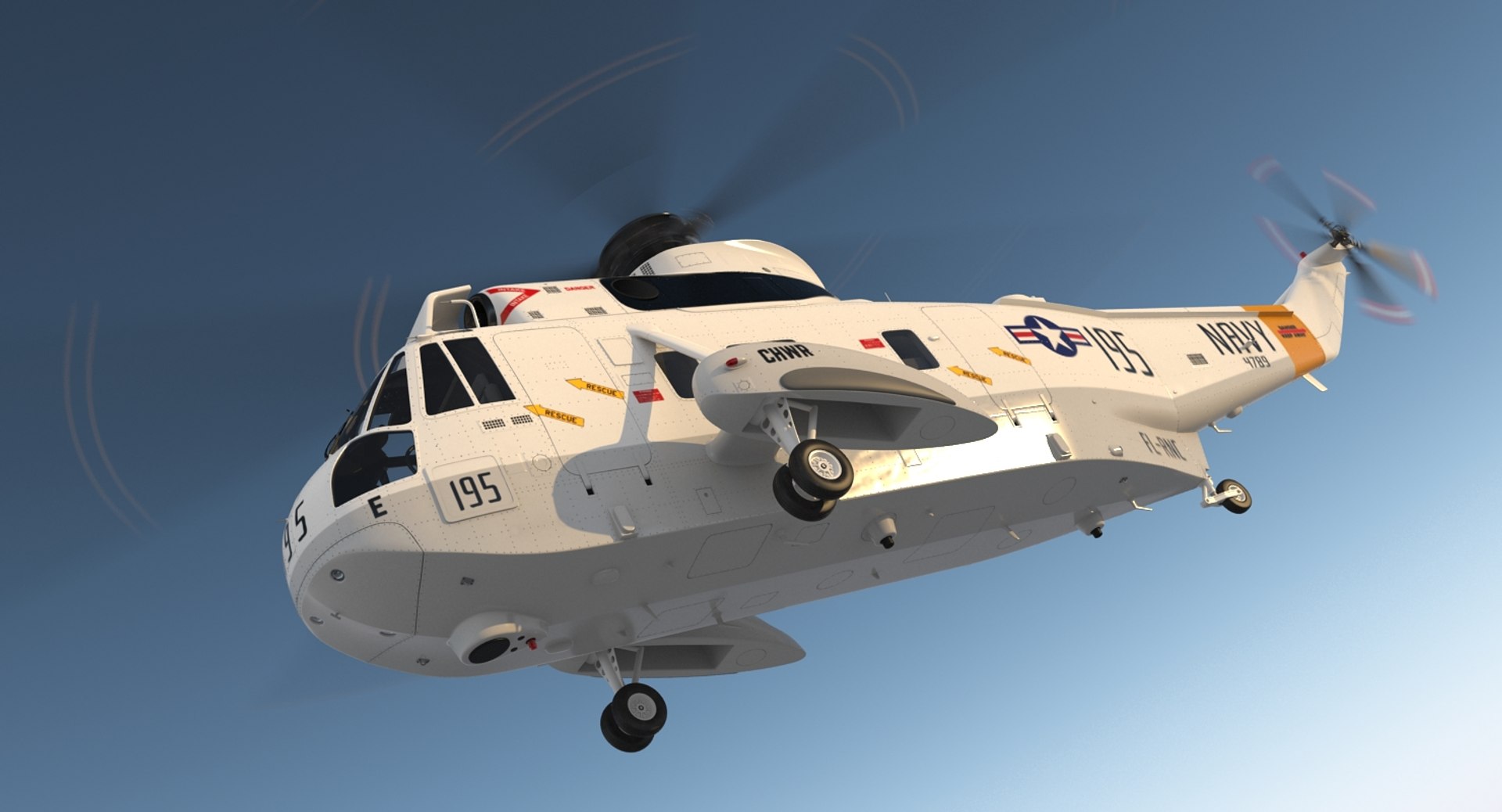 3D Sikorsky Sh-3h Sea King - TurboSquid 1283348