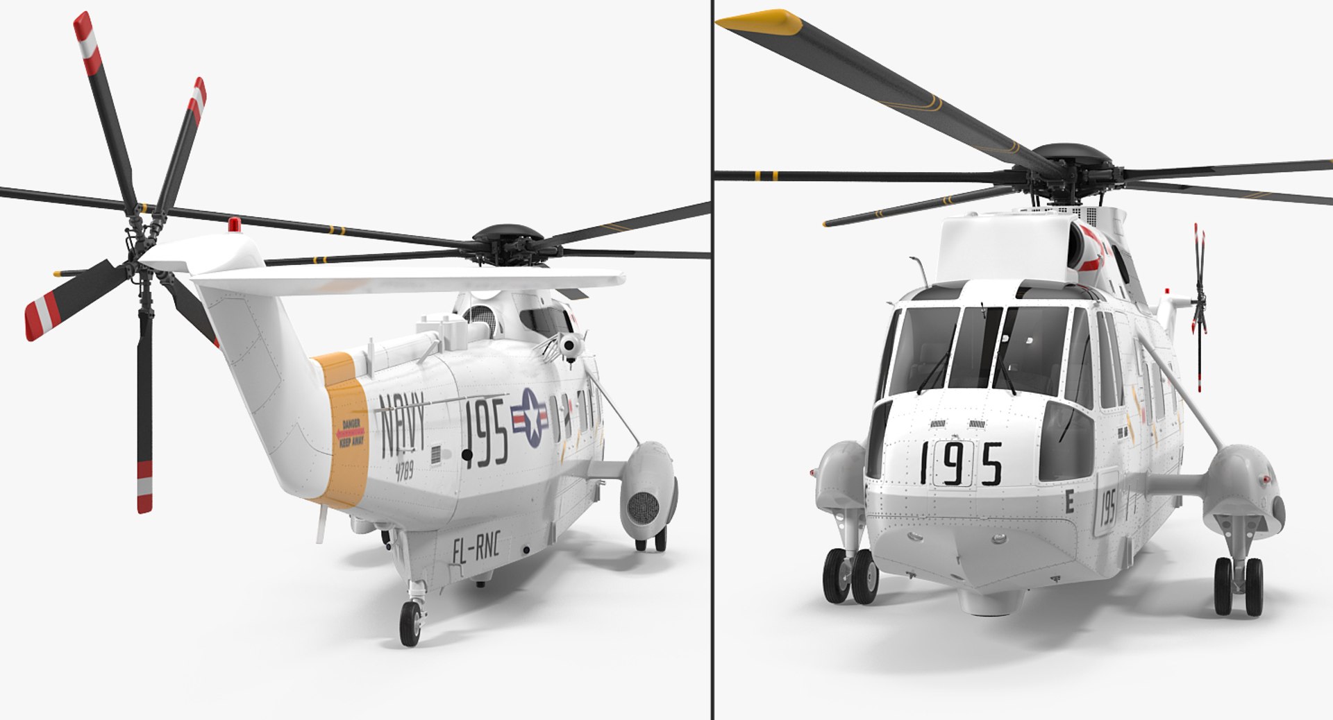 3D sikorsky sh-3h sea king - TurboSquid 1283348