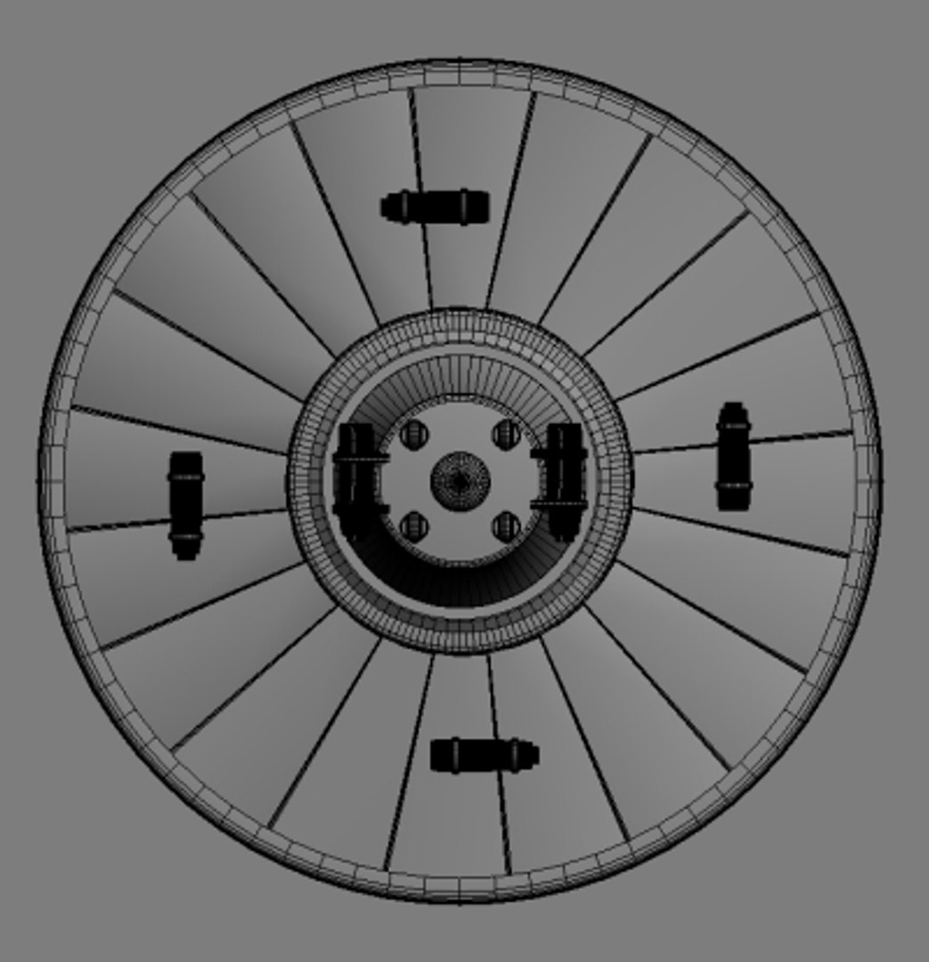 schriever-habermohl flying disc 3d model