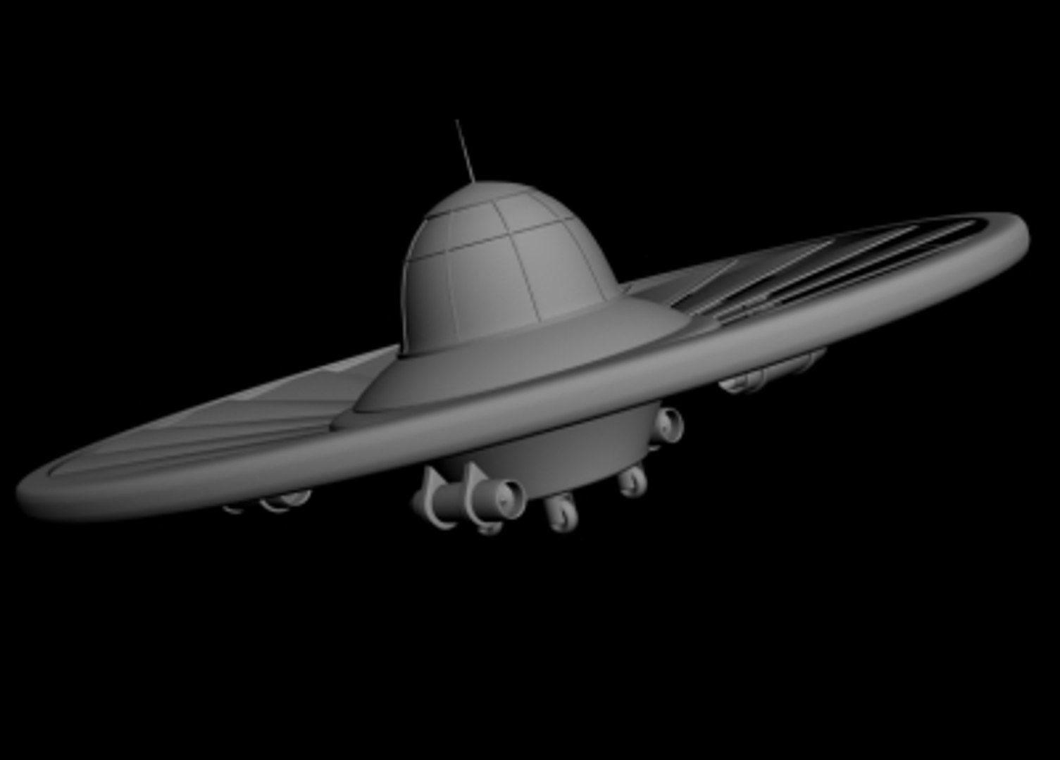 schriever-habermohl flying disc 3d model