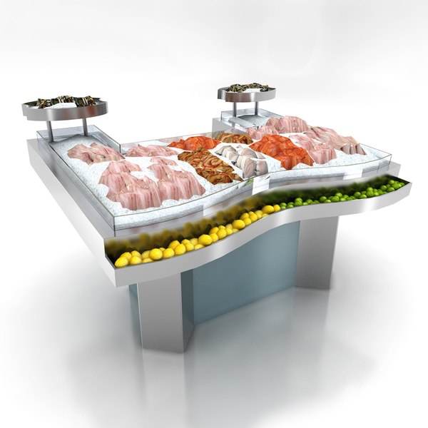 3d model deli counters