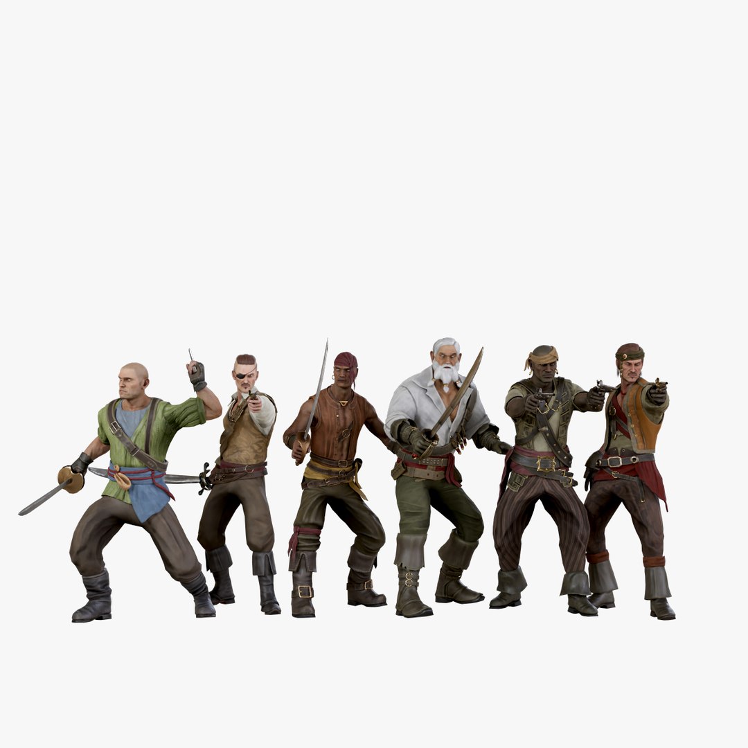 3D Pirate Collection 2 - TurboSquid 2211155