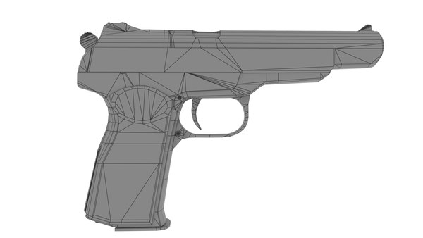 APS-スチェッキン自動ピストル3Dモデル - TurboSquid 1725625