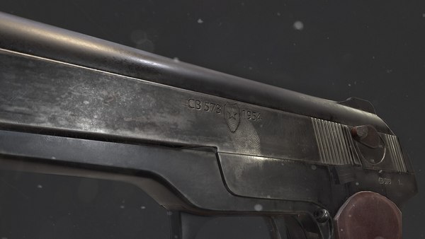 APS-スチェッキン自動ピストル3Dモデル - TurboSquid 1725625