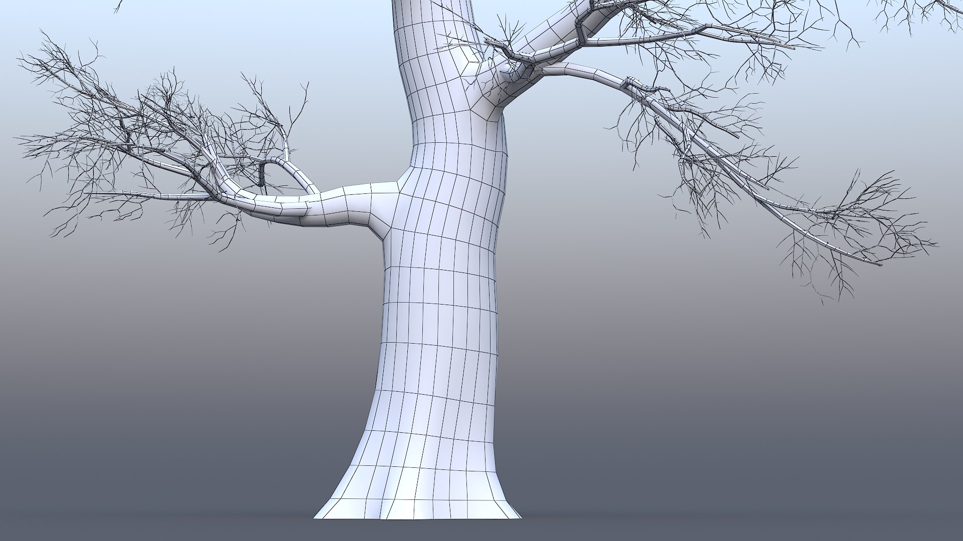 3D Dead Oak Tree Model - TurboSquid 1625246