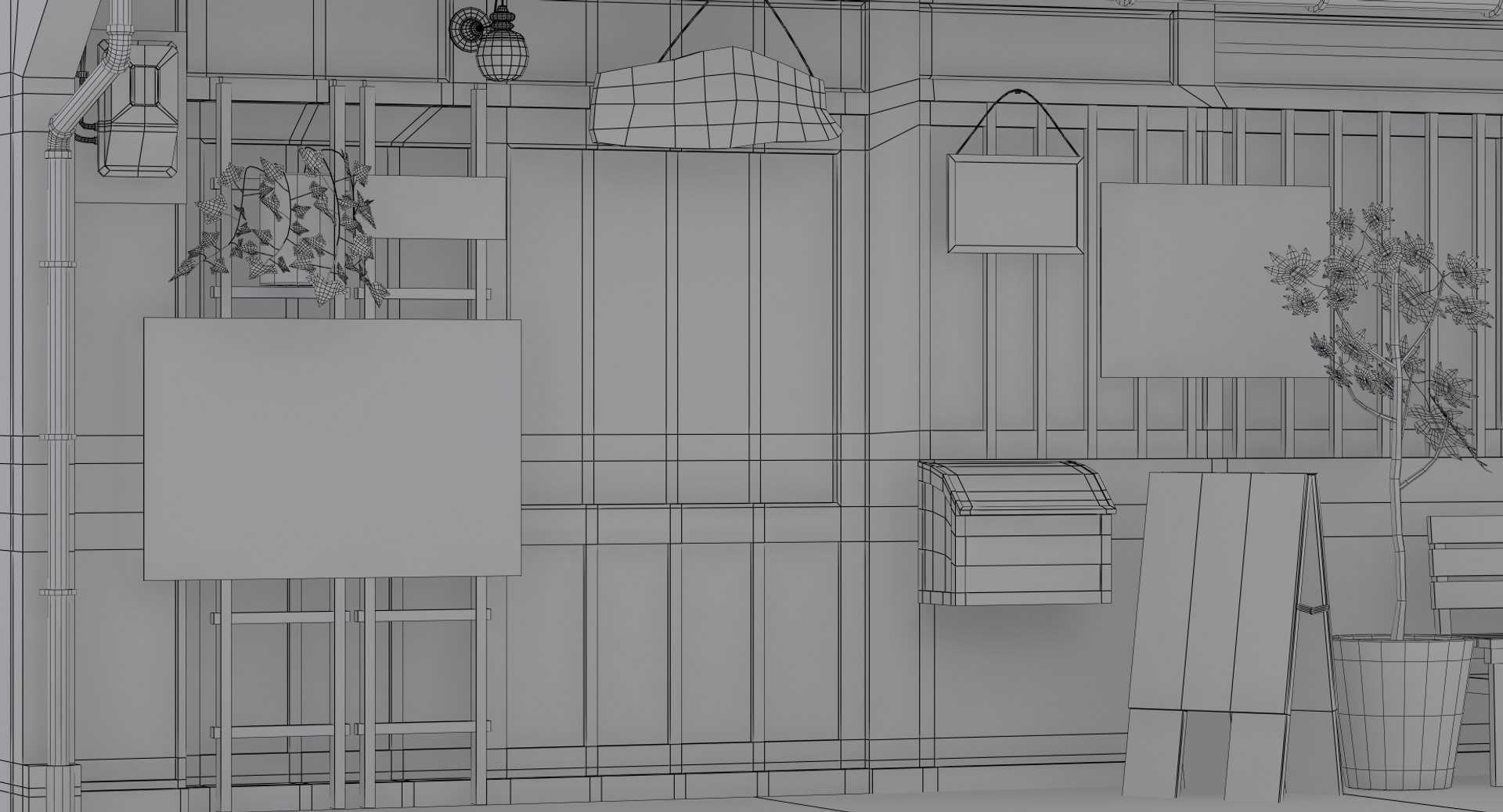 Japanese Store 3D Model - TurboSquid 1362884