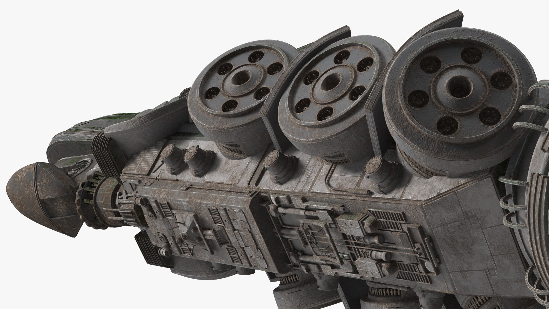 3D UFO Spaceship Crash Site - TurboSquid 2139387