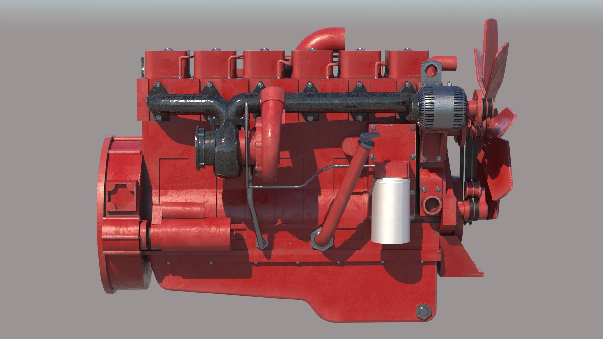 3D Cummins 6 Engine Vehicles Model - TurboSquid 1489935