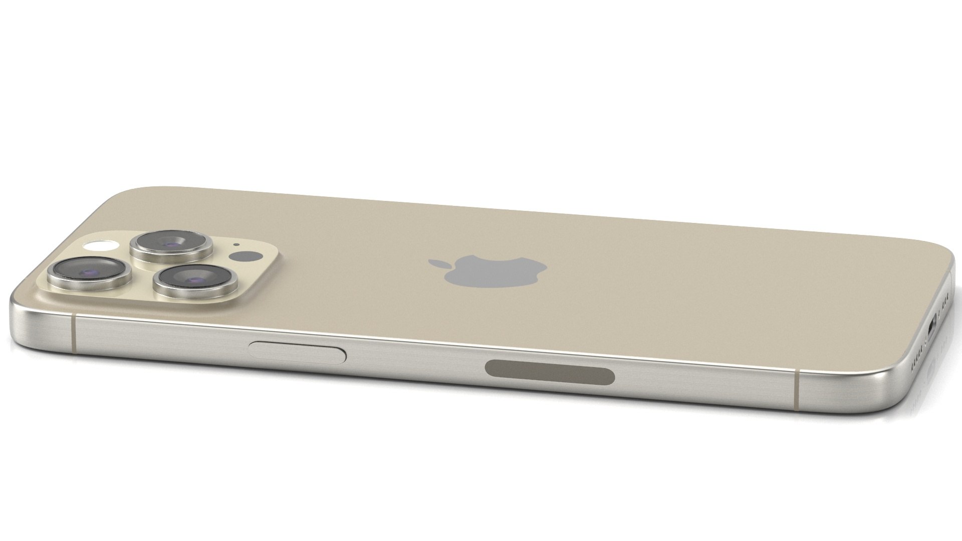 Apple IPhone 15 Pro Max Natural Titanium Model - TurboSquid 2260054