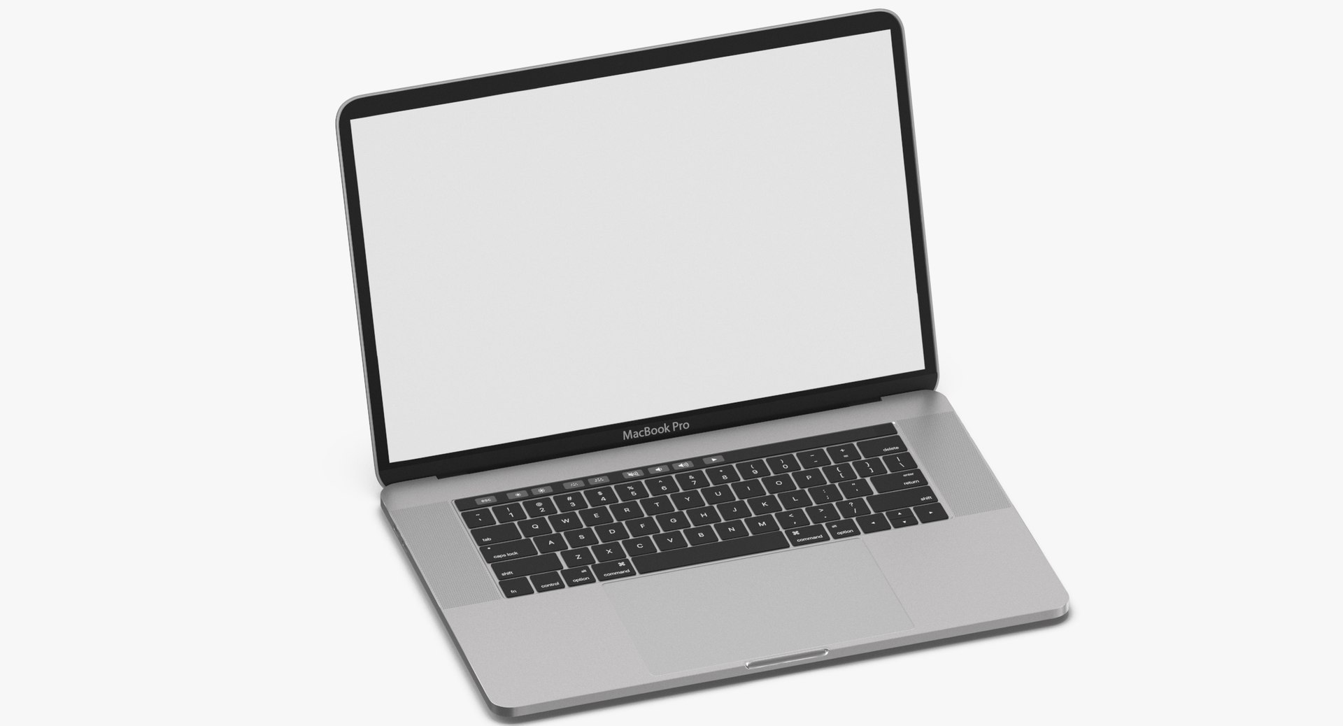 Apple Macbook Pro Open 3D Model - TurboSquid 1332932