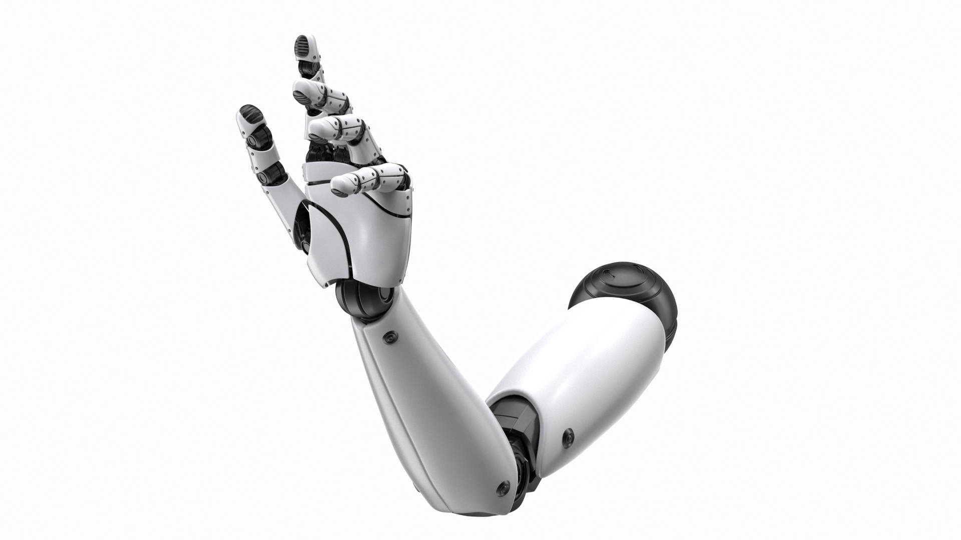 Cyborg Hand Touch Gesture 3D model - TurboSquid 2098052