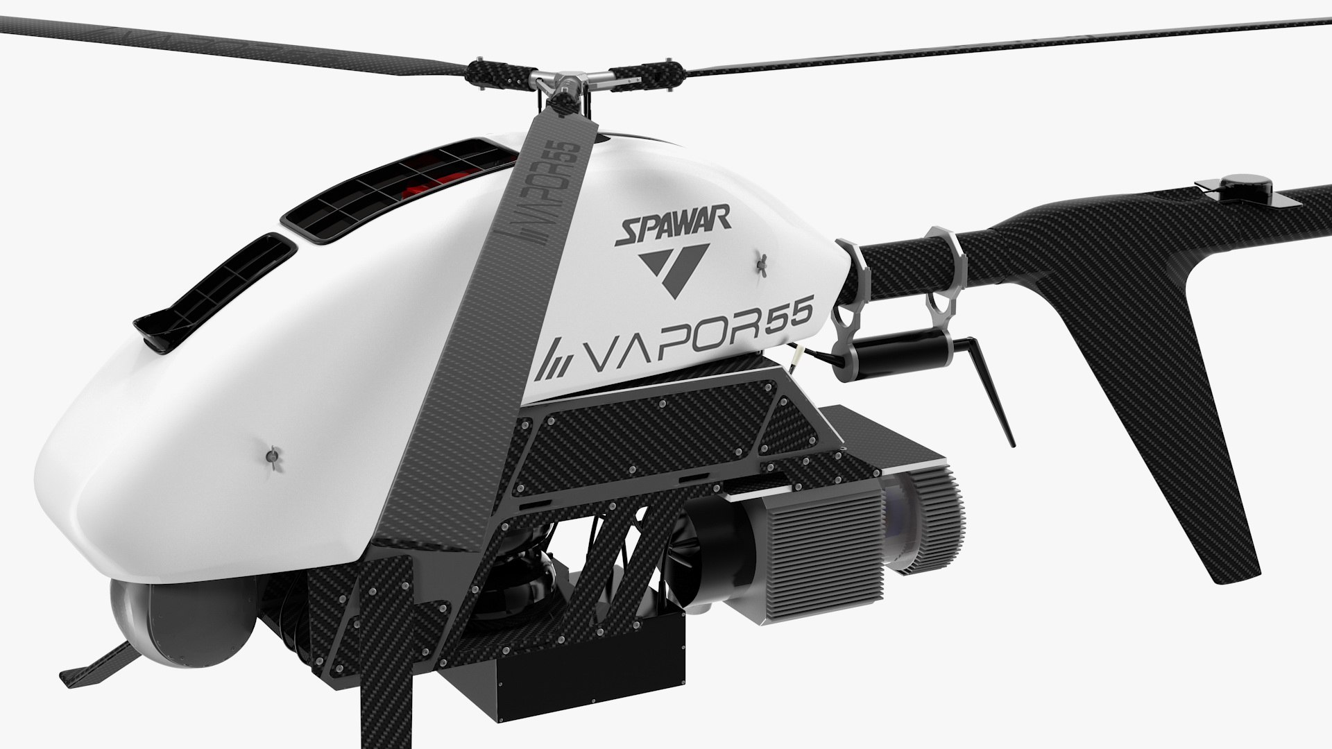 Vapor 55 helicopter uav drone model - TurboSquid 1452182
