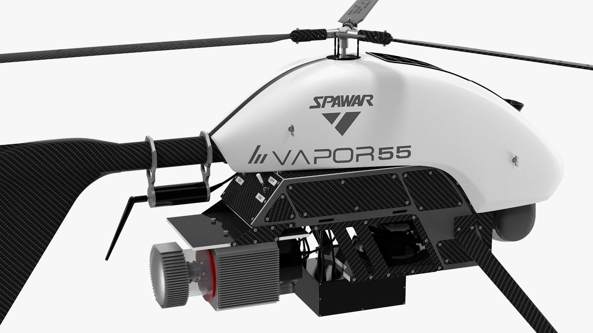 Vapor 55 helicopter uav drone model - TurboSquid 1452182