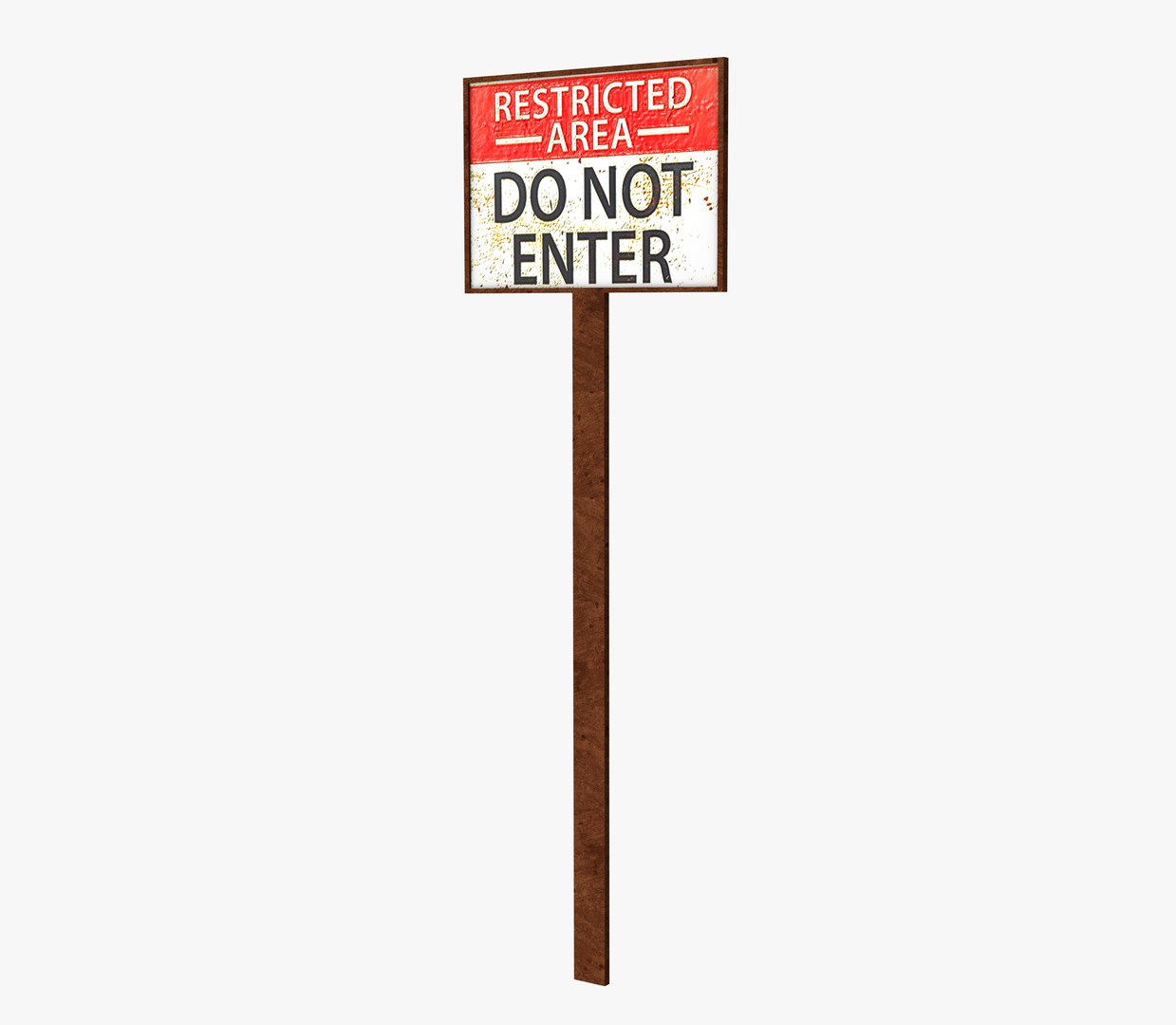 Free 3D Do Not Enter Sign Model - TurboSquid 1810295