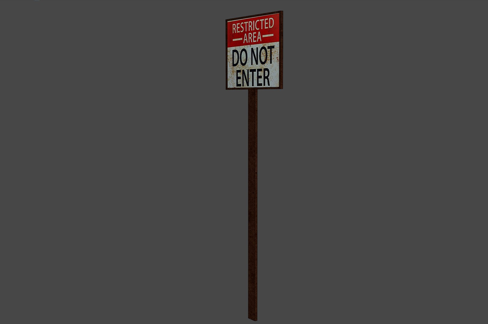 Free 3D Do Not Enter Sign Model - TurboSquid 1810295