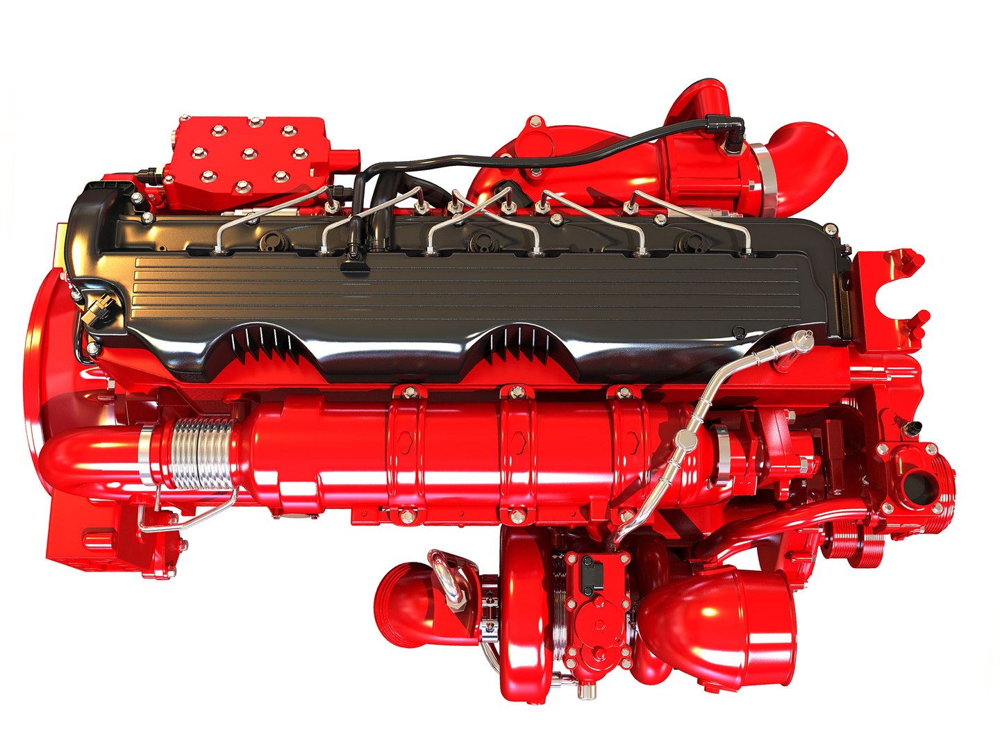 3D Heavy-duty Truck Engine - TurboSquid 1397873