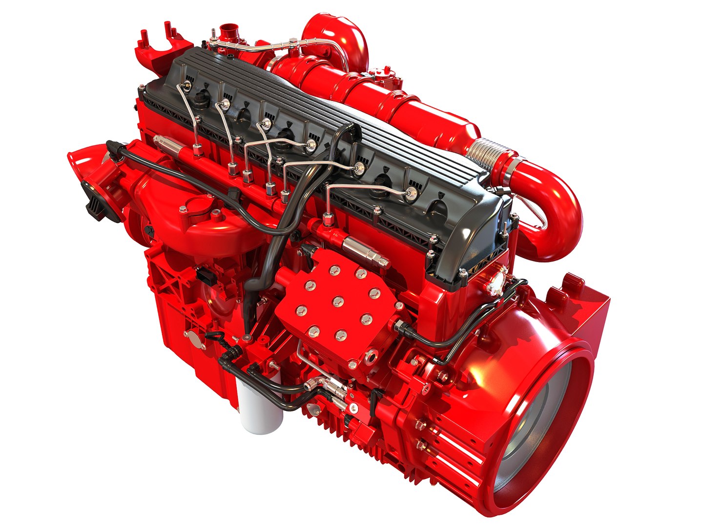 3D Heavy-duty Truck Engine - TurboSquid 1397873