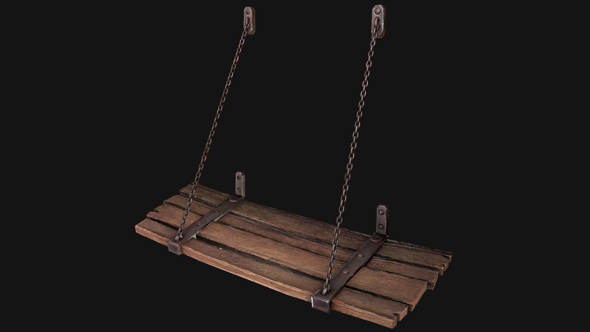 3D Medieval Prison Bed Model - TurboSquid 2016373