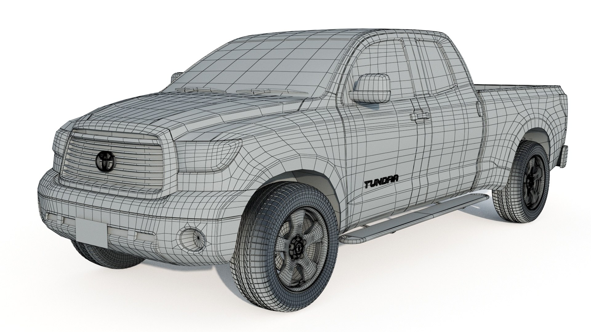 3D Toyota Tundra Double Cab Model - TurboSquid 1951933
