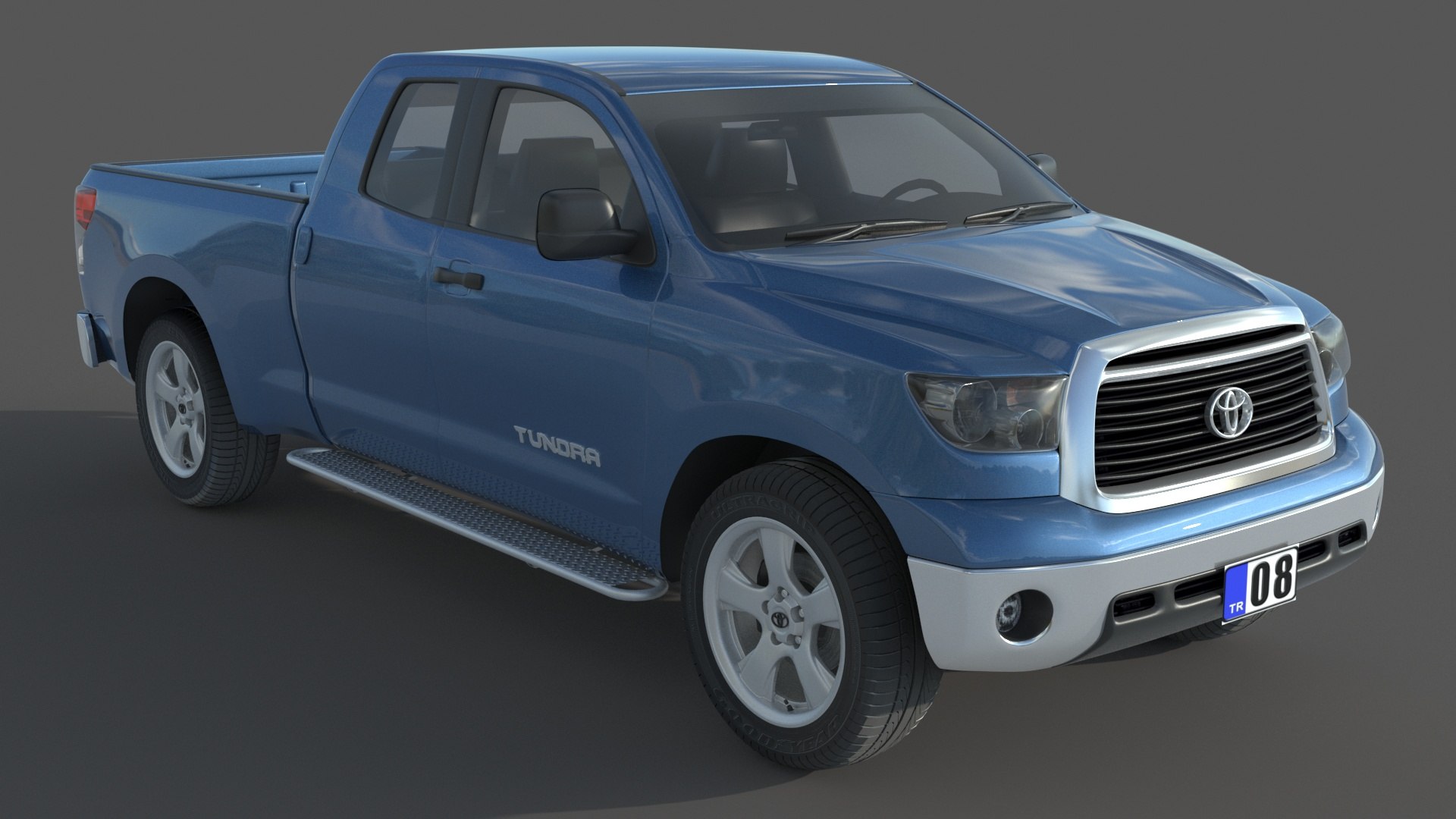 3D Toyota Tundra Double Cab Model - TurboSquid 1951933