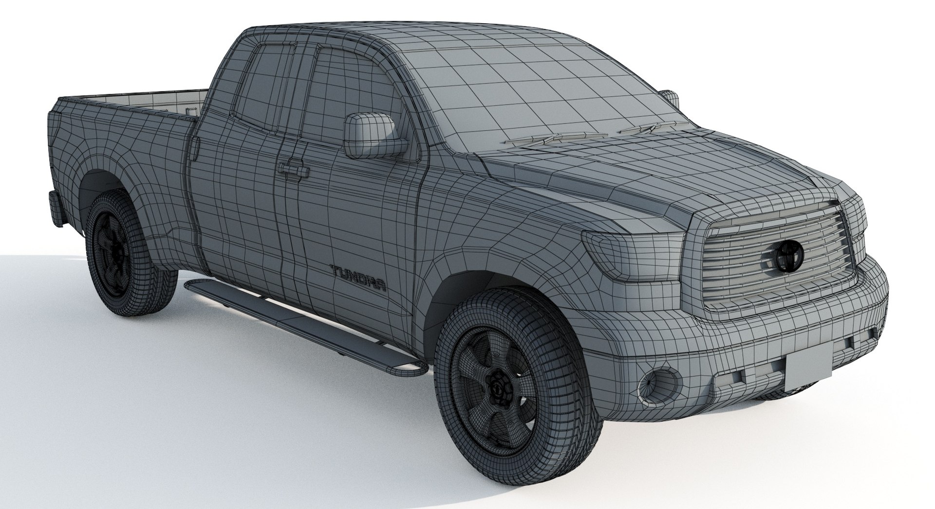 3D Toyota Tundra Double Cab Model - TurboSquid 1951933