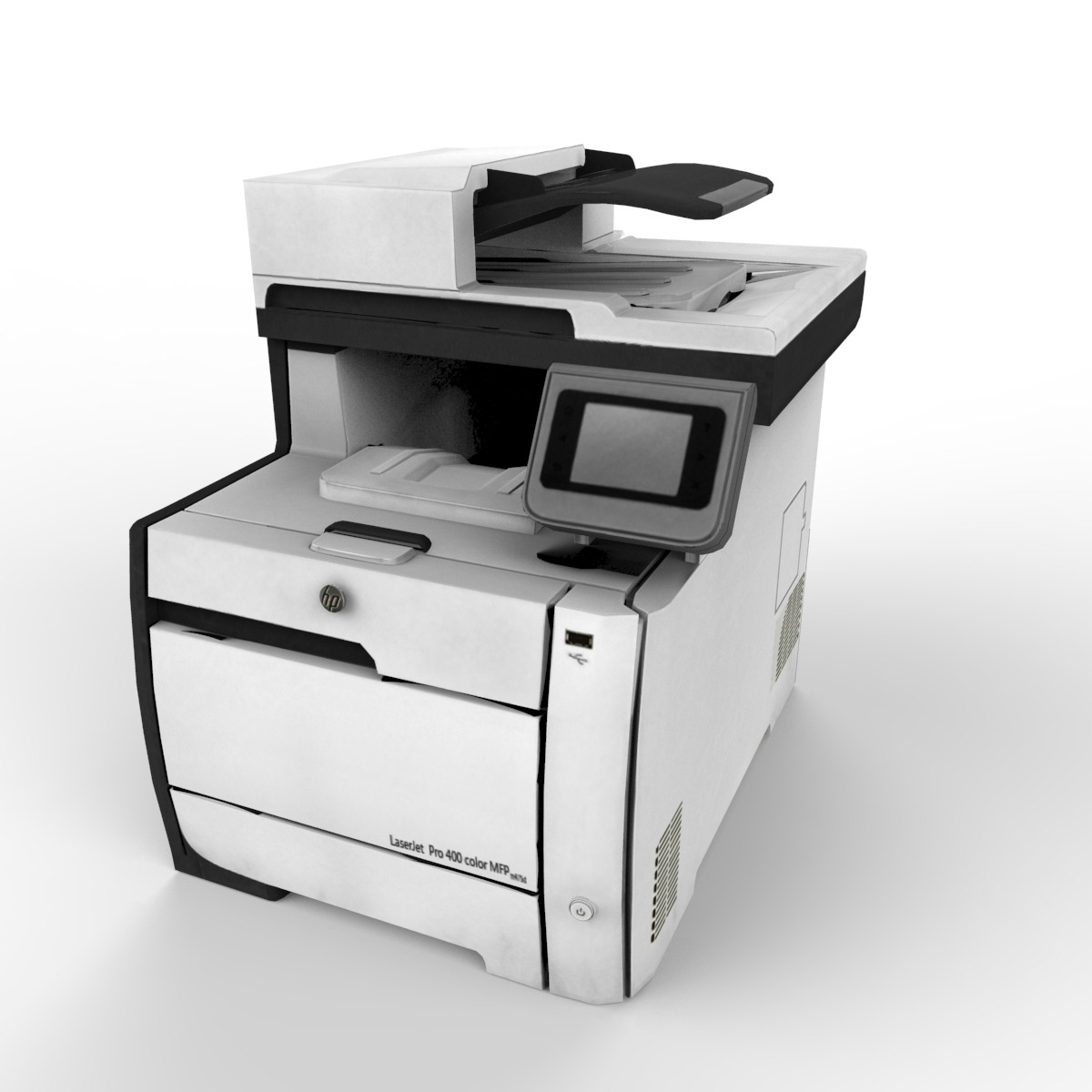3d model hp m475dn