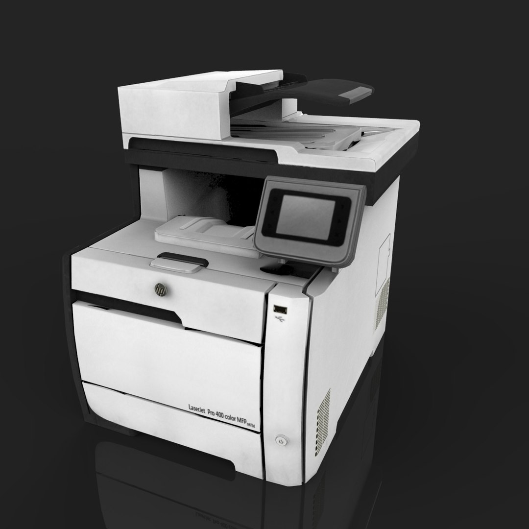 3d Model Hp M475dn