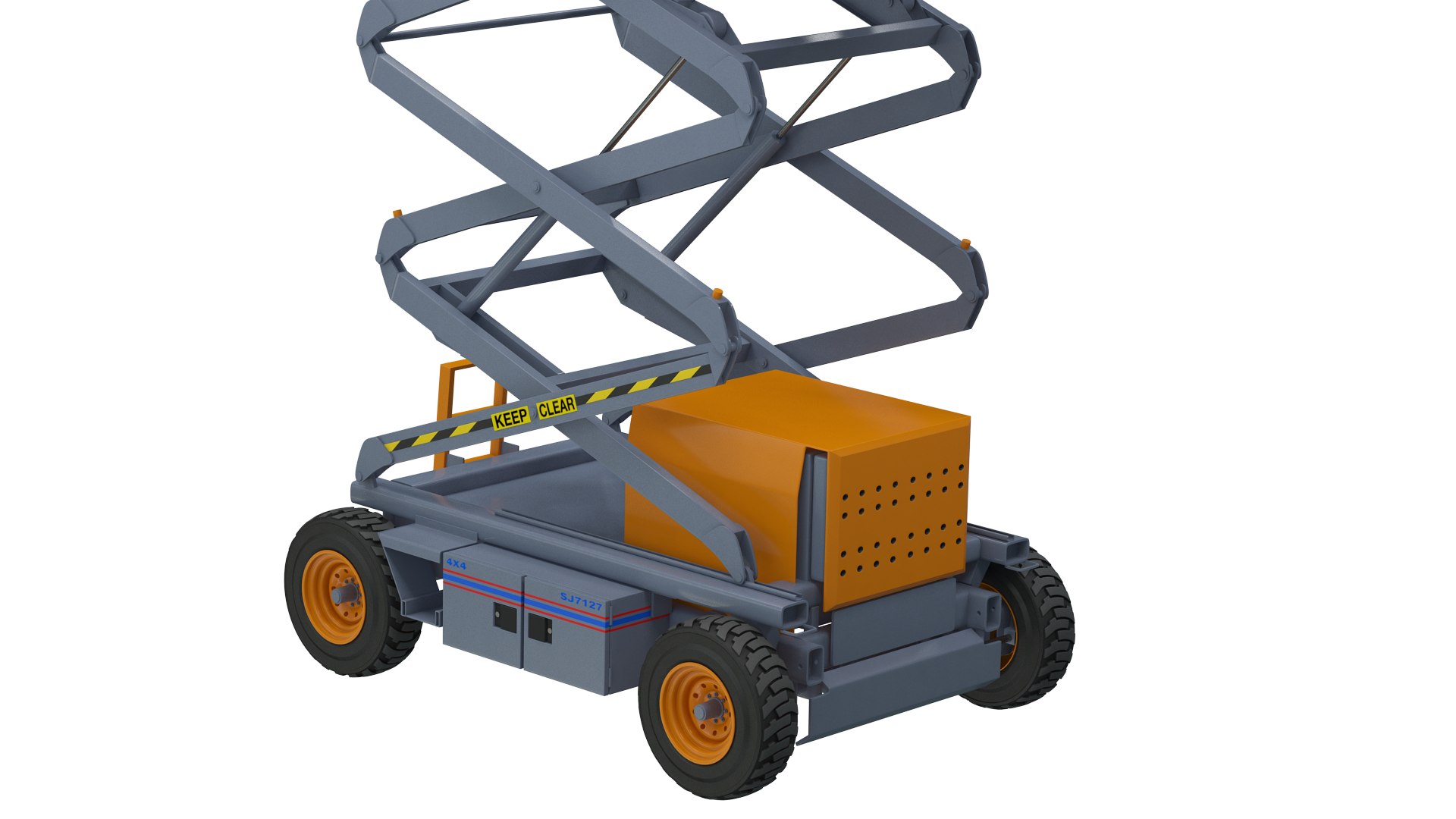 Scissor Lift Skyjack 3D model - TurboSquid 2034813