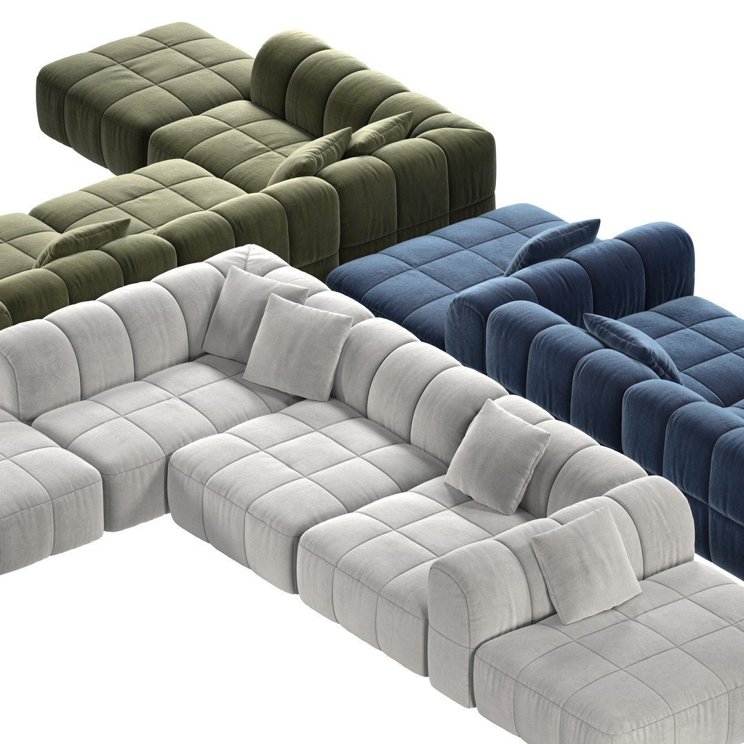 3D Arflex Strips Sofa Composition S19 - TurboSquid 1815204