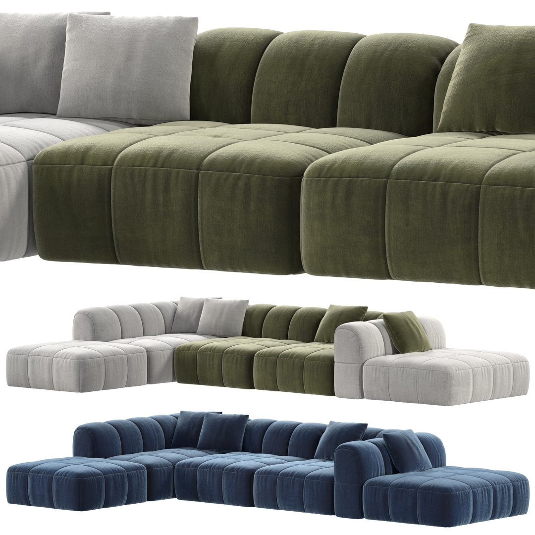 3D Arflex Strips Sofa Composition S19 - TurboSquid 1815204