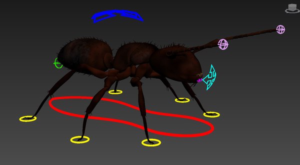 Ant Rigged 애니메이션 8K PBR 텍스처 3D 모델 - TurboSquid 1954743