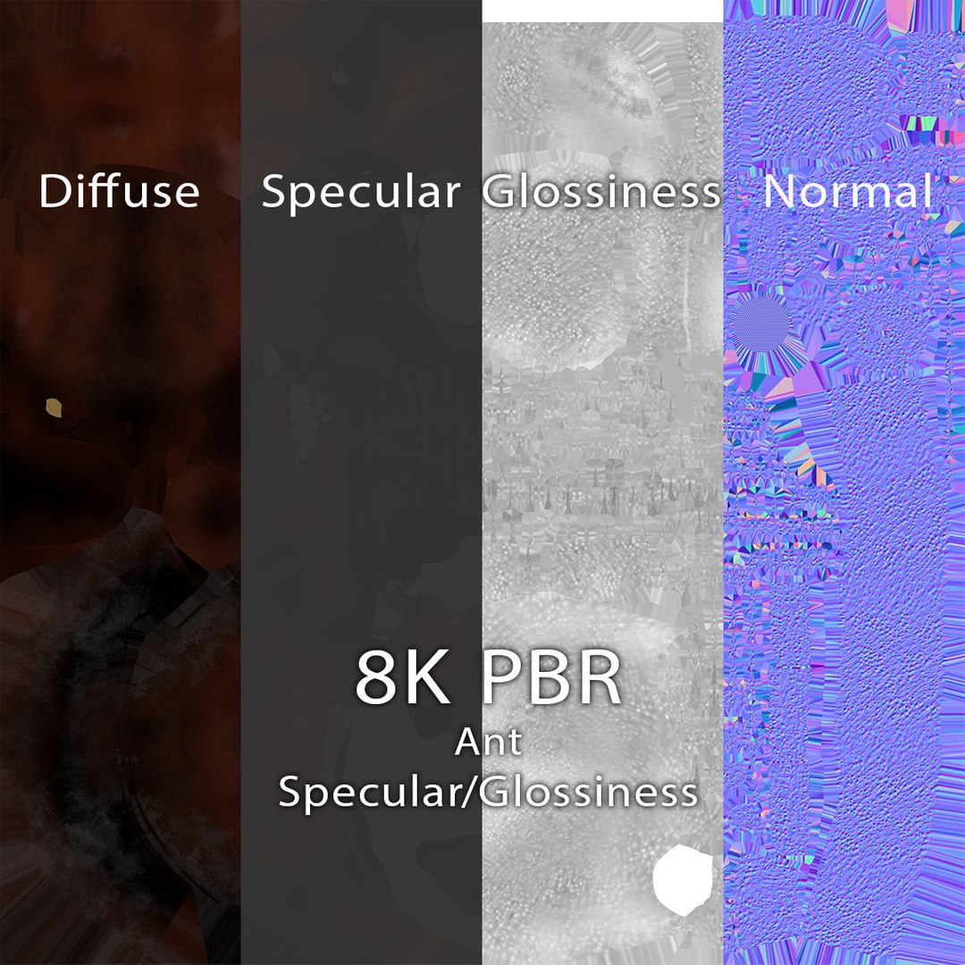 3D Ant Rigged Animated 8K PBR Textures - TurboSquid 1954743