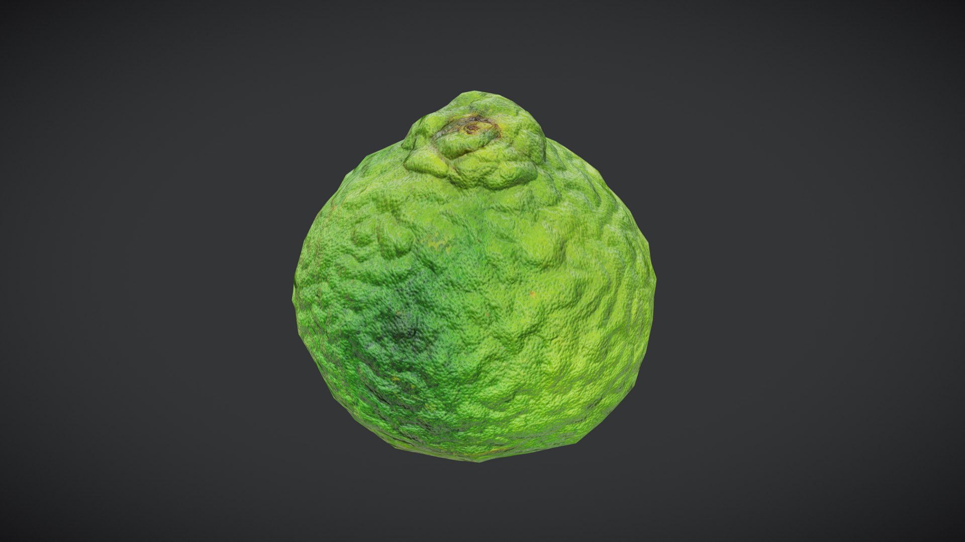 Fruit Kaffir Lime Low Poly Model - TurboSquid 2371521