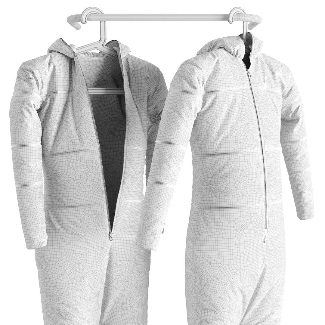 3D Richard Quinn Overall On A Hanger - TurboSquid 1989386