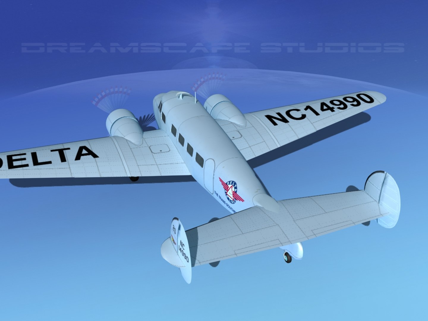 3d Model Of Propellers Lockheed L10 Electra