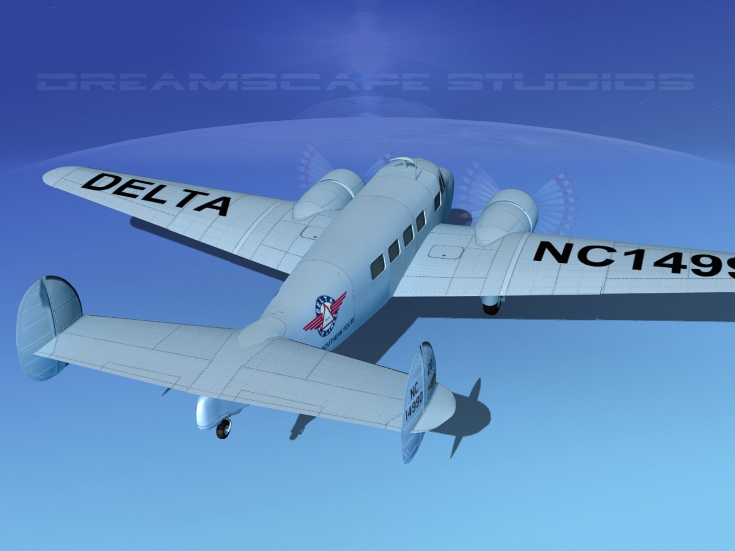 3d Model Of Propellers Lockheed L10 Electra