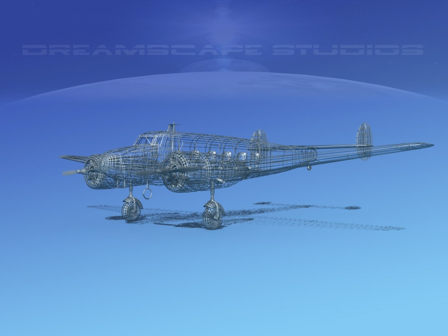 3d Model Of Propellers Lockheed L10 Electra