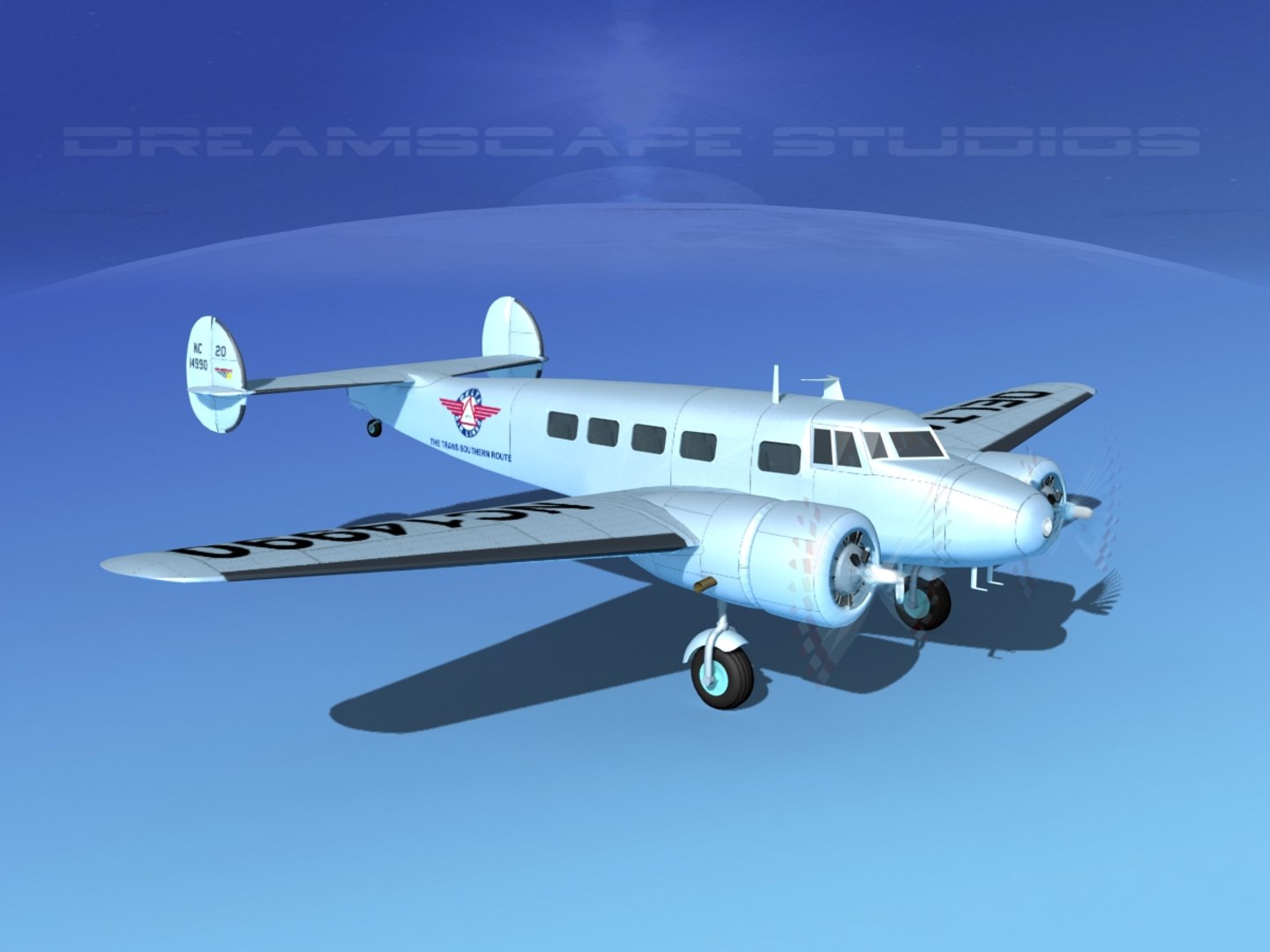 3d Model Of Propellers Lockheed L10 Electra