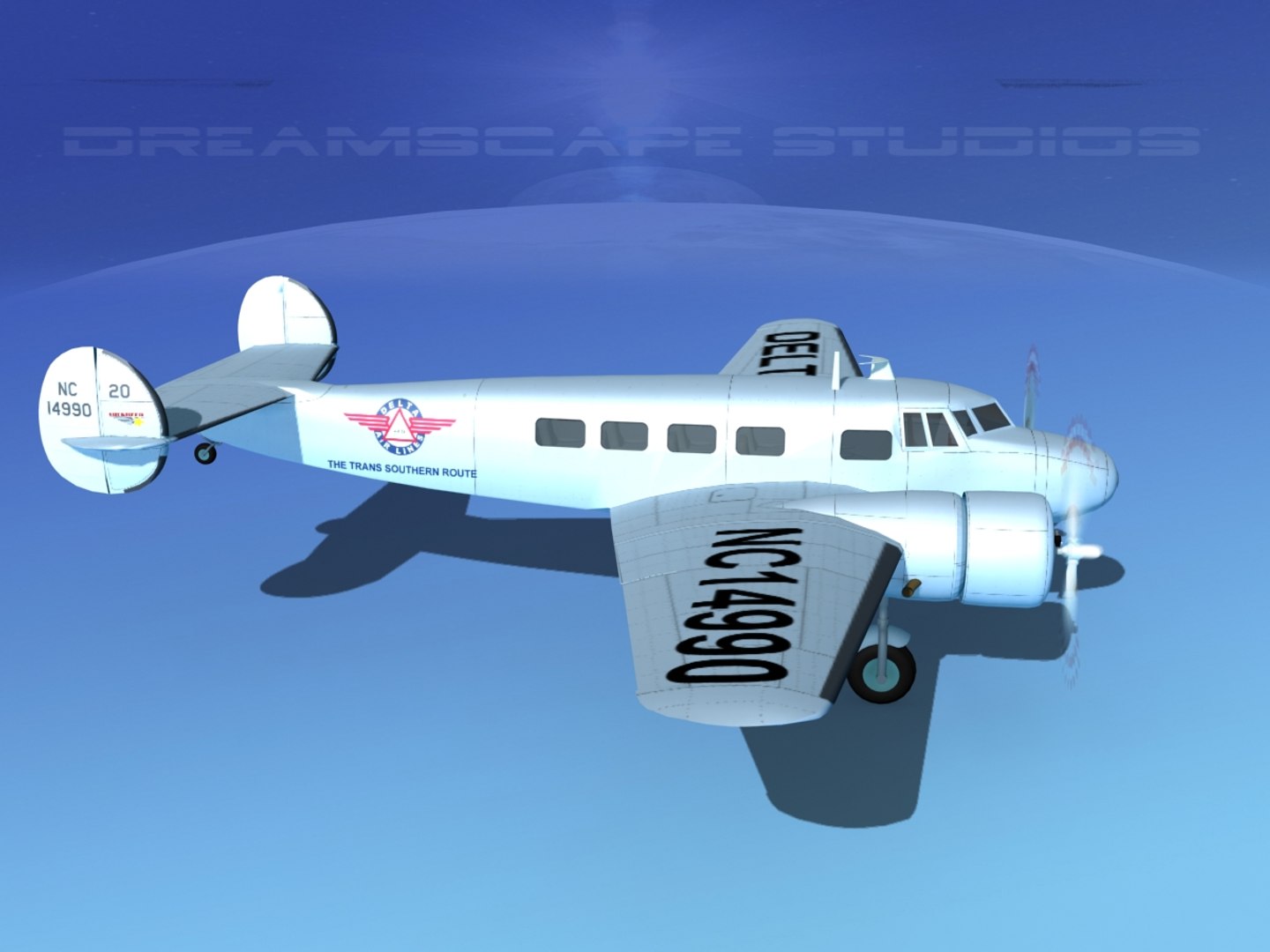 3d Model Of Propellers Lockheed L10 Electra