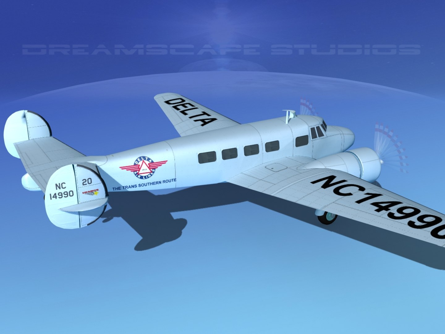 3d Model Of Propellers Lockheed L10 Electra