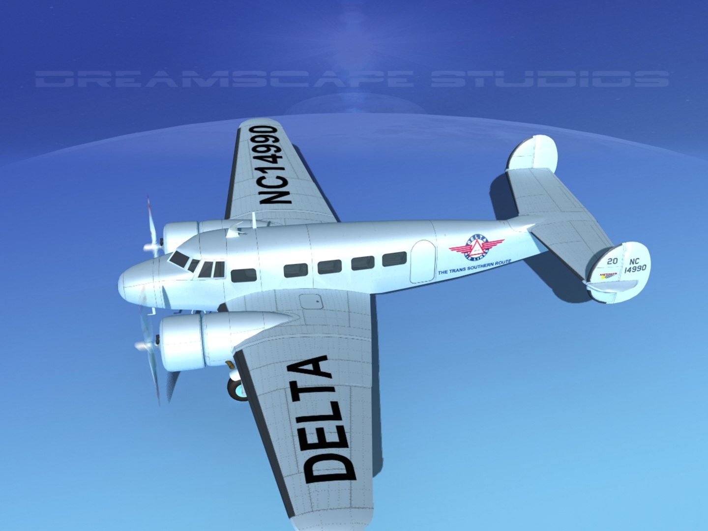 3d Model Of Propellers Lockheed L10 Electra
