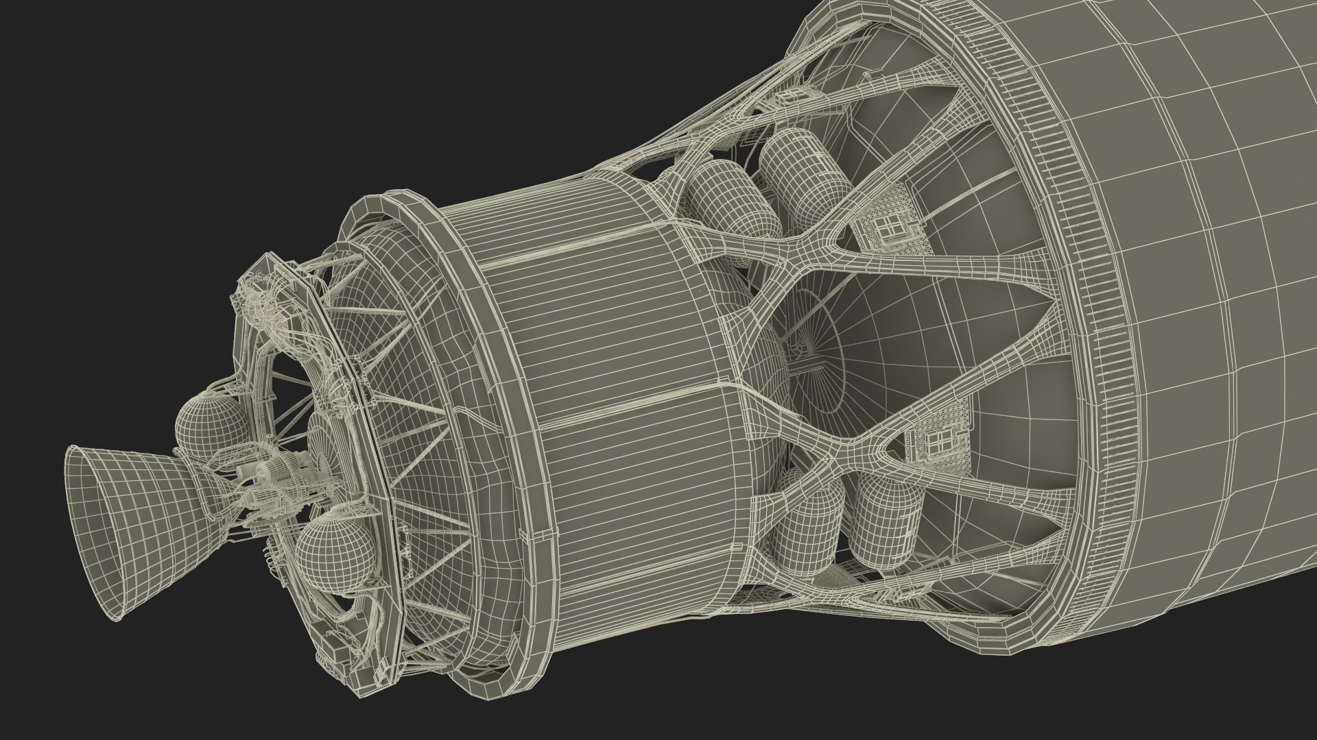 3D Generic Space Rocket Engine - TurboSquid 2311840