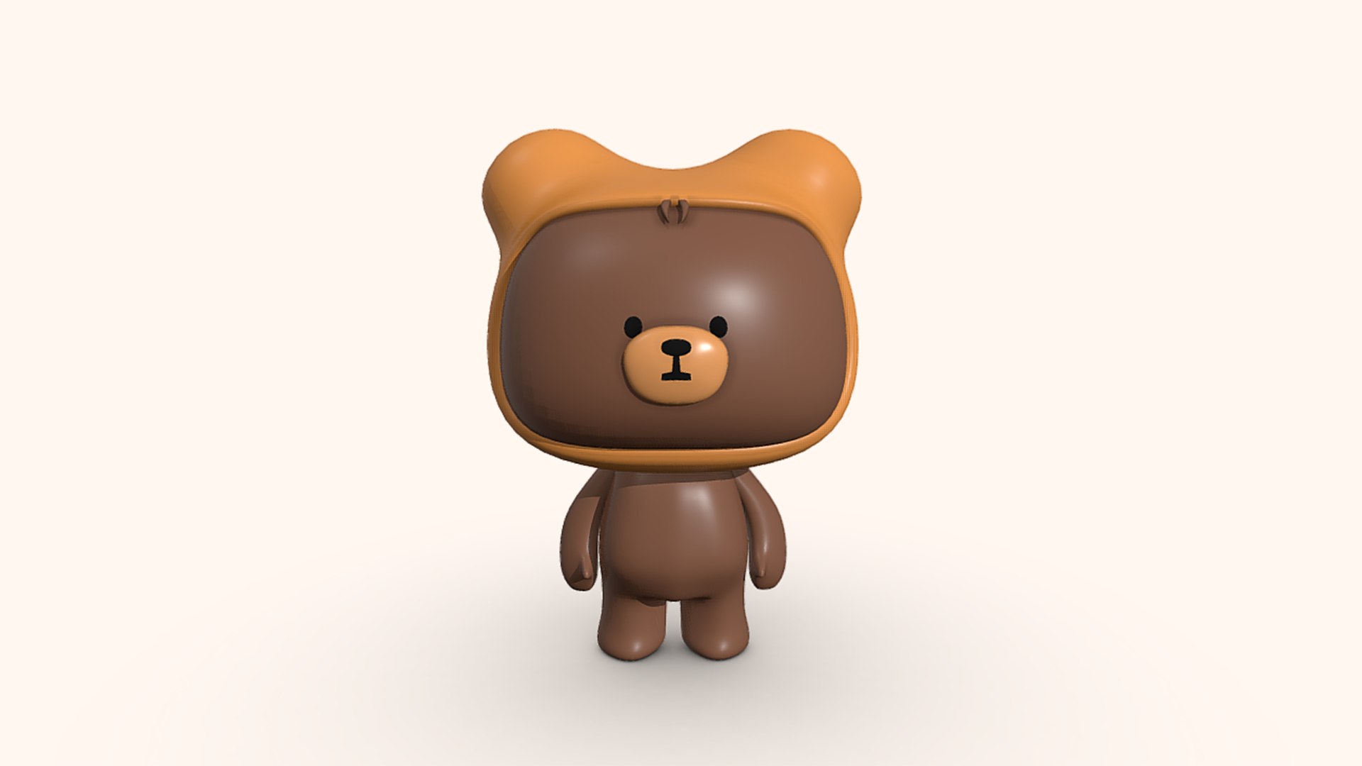 3D Cute Teddy Bear Toy Model - TurboSquid 2168560