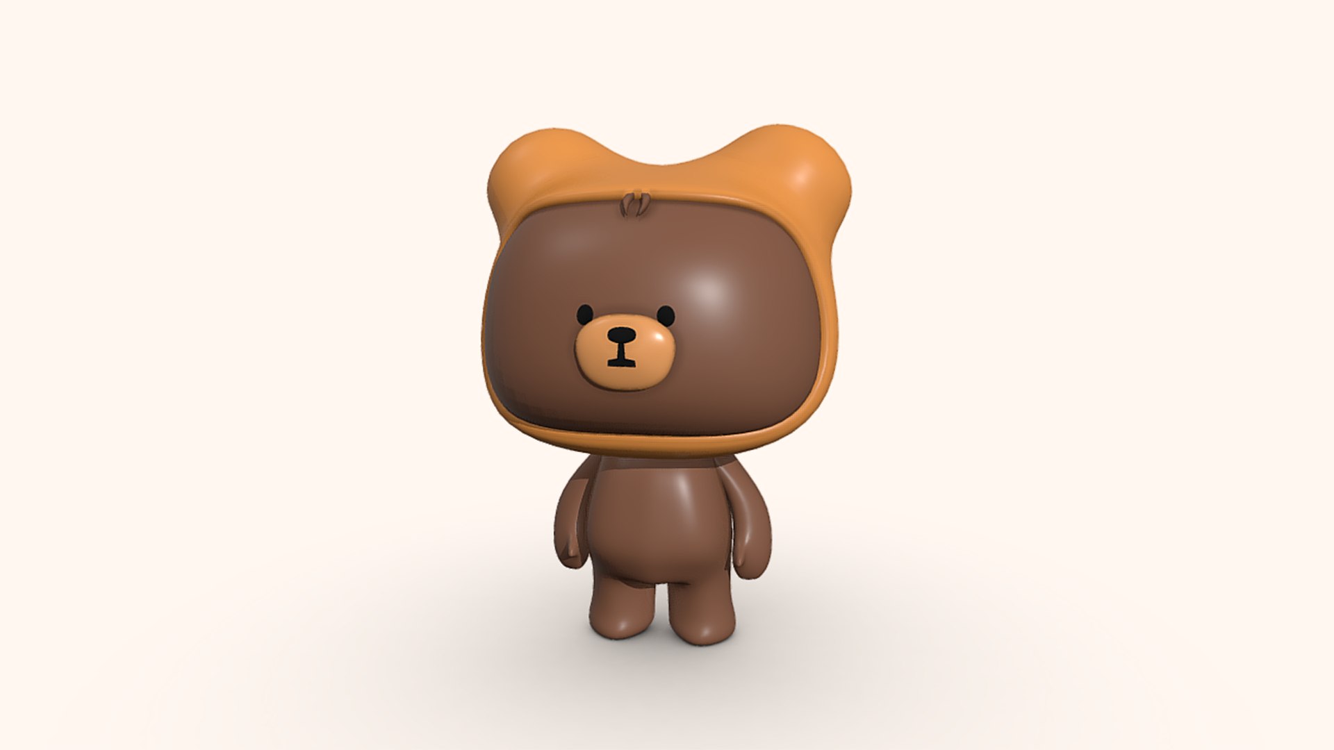 3D Cute Teddy Bear Toy Model - TurboSquid 2168560