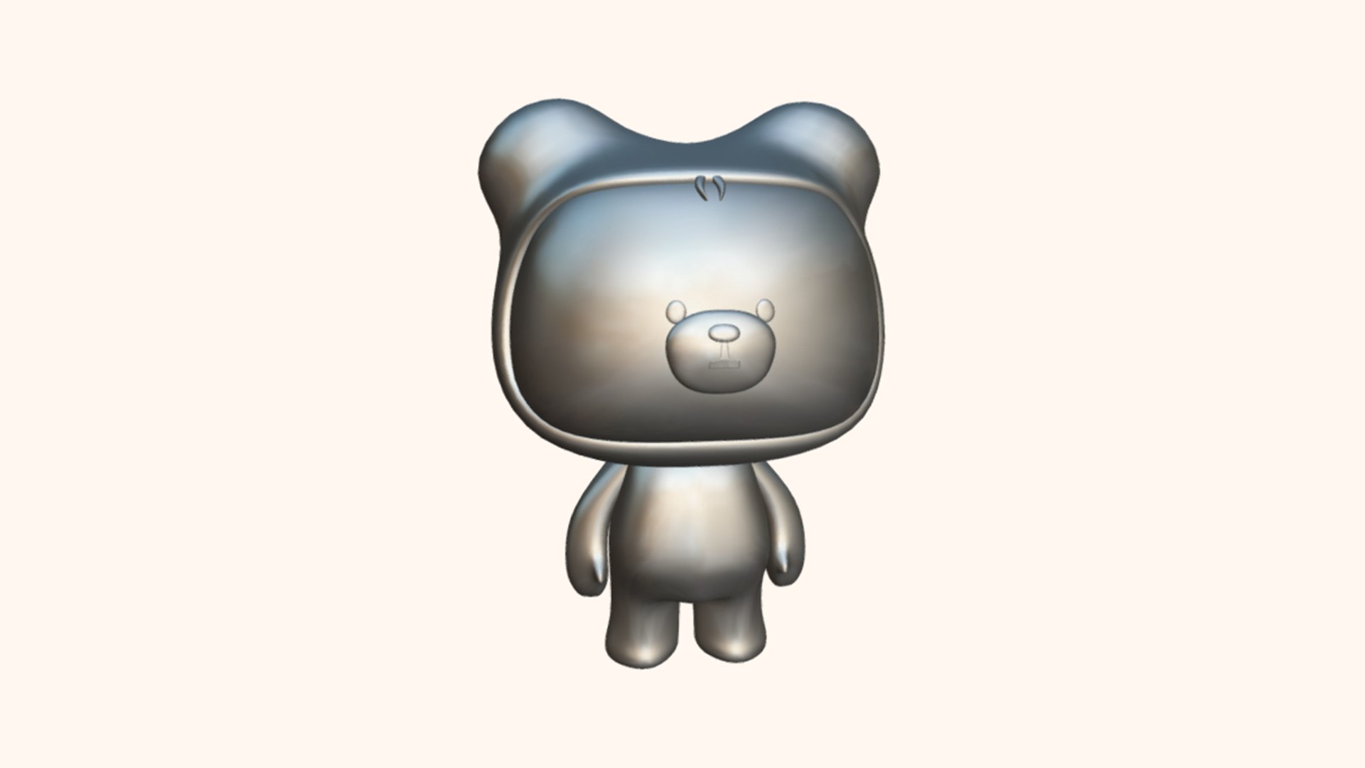 3D Cute Teddy Bear Toy Model - TurboSquid 2168560
