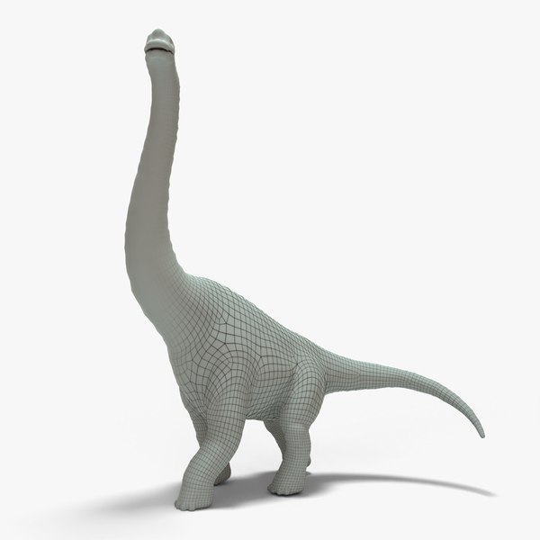 Brachiosaurus Rigged Basemesh 3D 모델 - TurboSquid 2064804