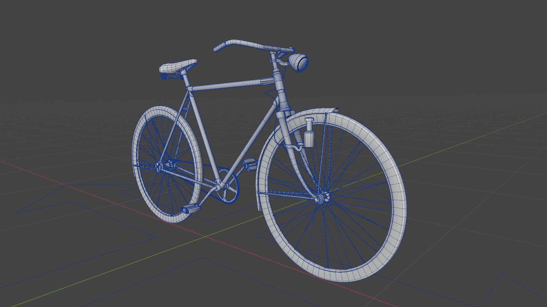 3D Vintage Bicycle Rigged Model - TurboSquid 2209513