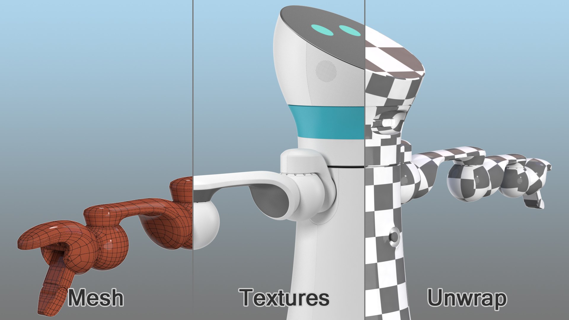 3D Modular Service Robot Rigged - TurboSquid 1604196