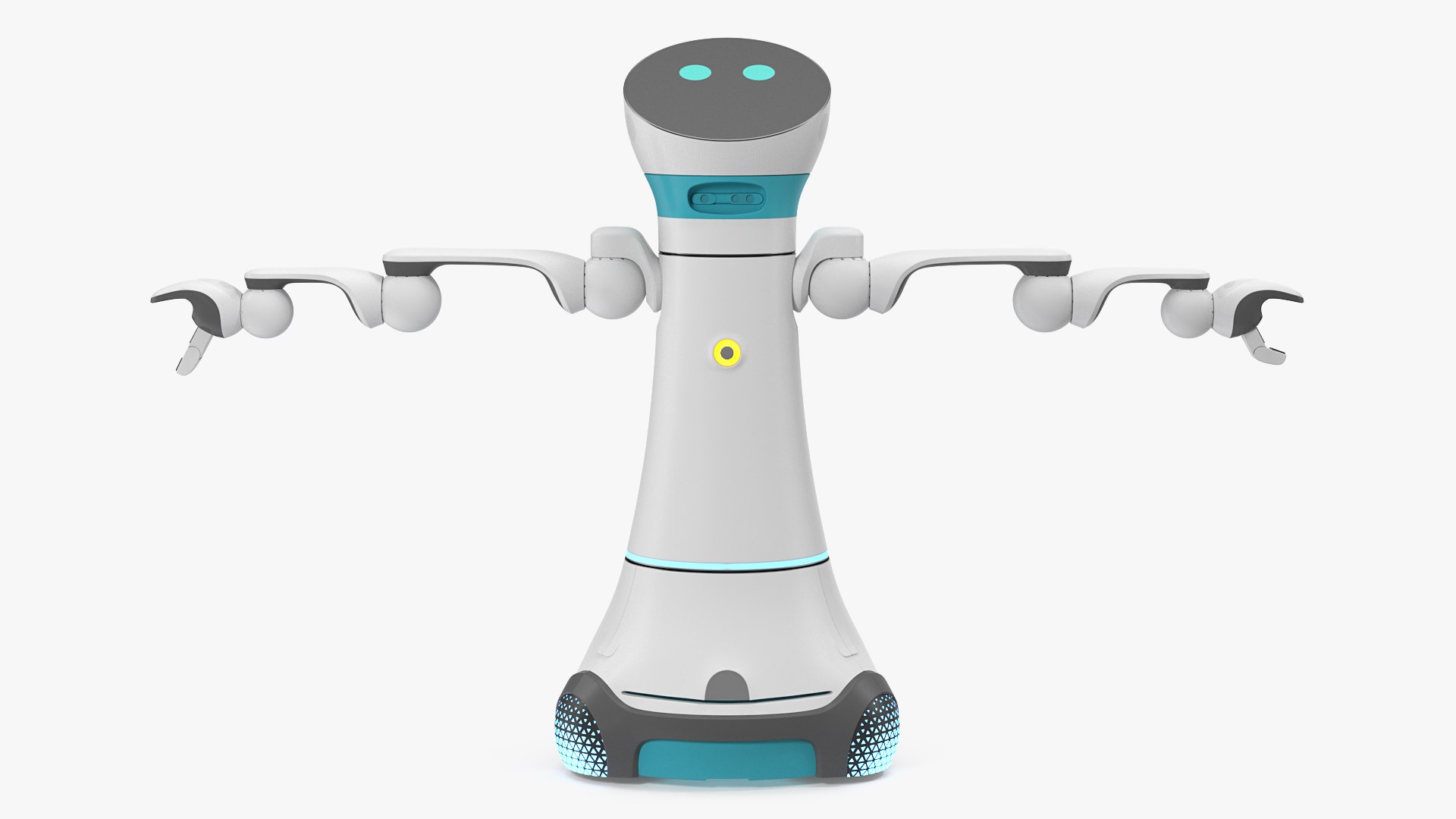 3D Modular Service Robot Rigged - TurboSquid 1604196